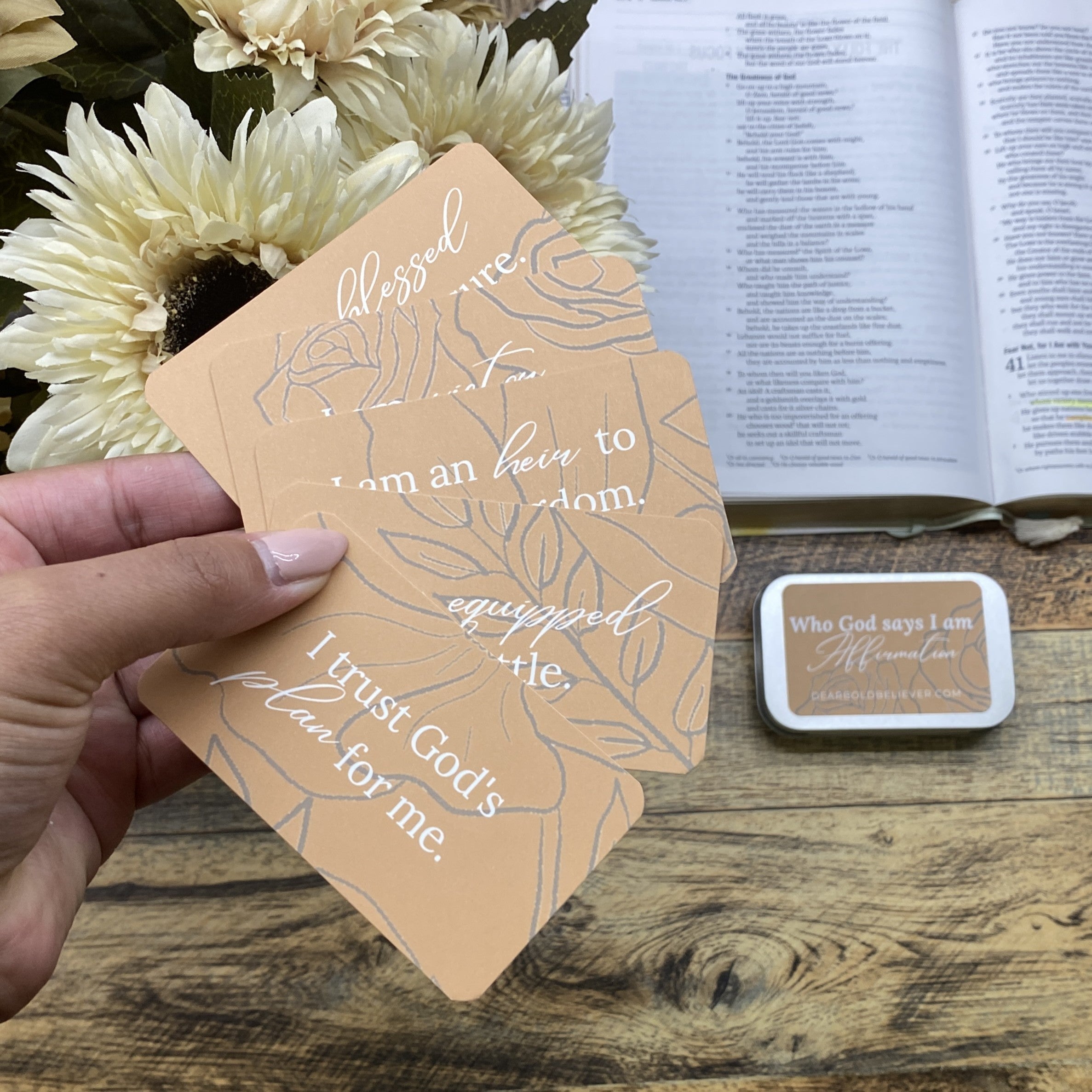 Who God says I am Affirmations for Women – Dear Bold Believer